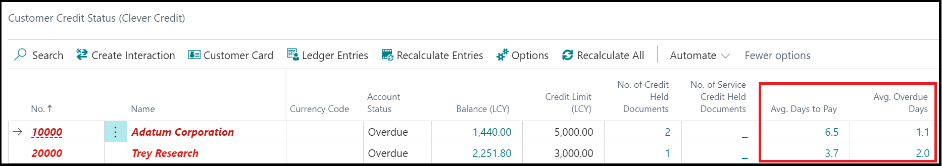 Clever Dynamics - Calculating Customer Statistics
